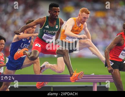 August 05 2024: Lamecha Girma (Ethiopia) competes during the Men's ...