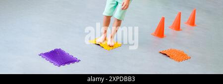 Child physical therapy and orthopaedic play mats. Textured Sensory Mats ...