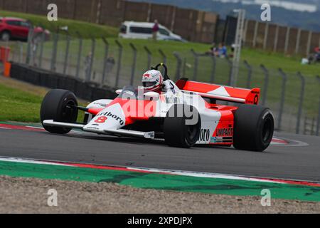 Mark Higson, McLaren MP4/1B, Masters Racing Legends, two races of ...