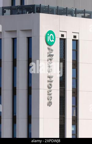 Bird's eye view of city. Altus House, Leeds, United Kingdom. Architect ...