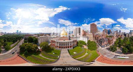 360° view of Aerial 360 drone photo Beacon Hill Downtown Boston ...
