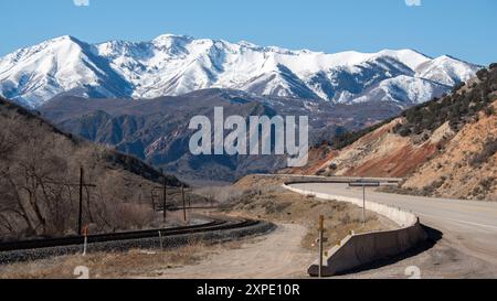 Scenery off of Highway 6 Utah Stock Photo - Alamy