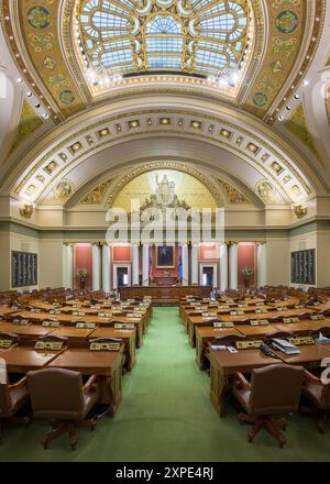 House of Representatives chamber in the Minnesota State Capitol ...
