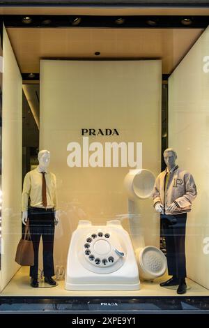 Prada designer fashion store, New York, USA Stock Photo - Alamy