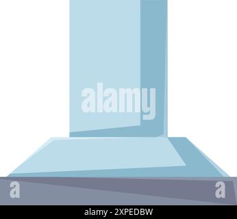 steel range hood cartoon vector illustration Stock Vector Image & Art ...