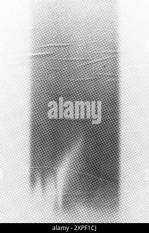 Old paper sheet texture with halftone effect isolated on white ...