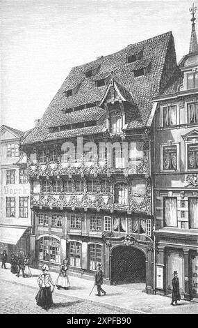 The Sack House in Braunschweig, Germany, is a historic building known ...