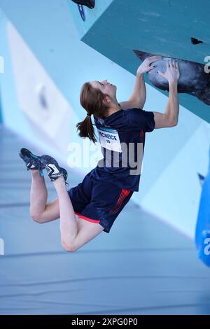 Great Britain's Erin McNeice during the Women's Boulder & Lead ...