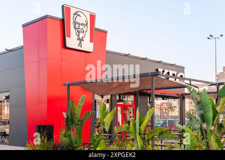 Torrevieja, Spain - 09-07-2024: modern KFC restaurant exterior, fast ...