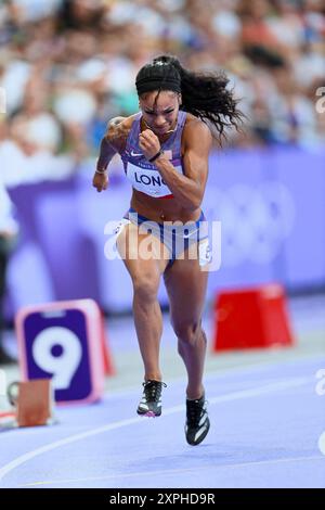 Gabrielle Thomas of Team United States in action during the women's ...