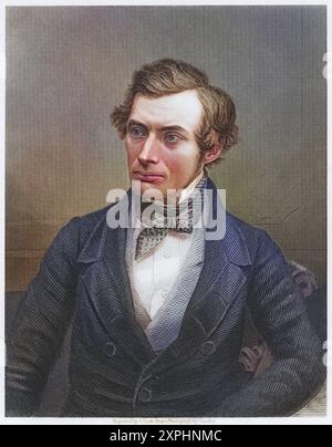 Thomas Graham (1805-1869), schottischer Chemiker, der die Grundlagen ...