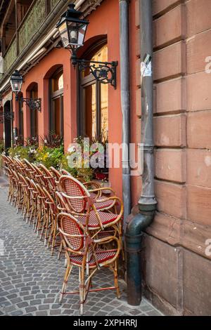 Morning in the old town of Colmar, Alsace, France Stock Photo - Alamy