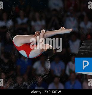 Andrea Spendolini of Great Britain competes during Women's Synchronised ...