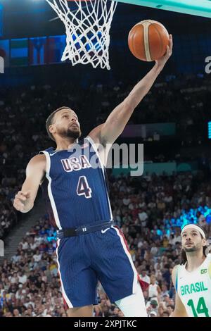 Léo Meindl of Brazil, Basketball, Men's Group Phase - Group B between ...