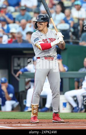 Boston Red Sox outfielder Jarren Duran poses during photo day at the ...
