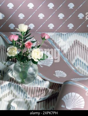 Still life, wallpaper samples Stock Photo - Alamy