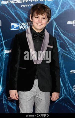 Max Charles attends Amazing Spider-Man 2" at the Ziegfeld Theater in ...