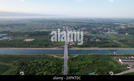 NANYANG, CHINA - AUGUST 7, 2024 - View of the Tanzhai Village section ...