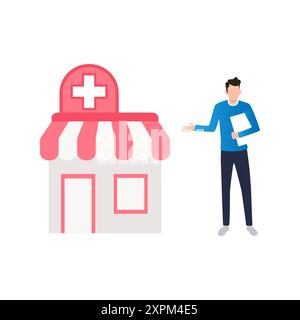 Sign pointing to health food shop and surf shop - Newquay, Cornwall ...