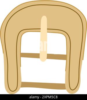 braid buckle belt cartoon vector illustration Stock Vector Image & Art ...