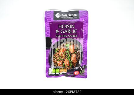 Full moon brand stir fry sauce sachets – Wales, UK – 02 August 2024 ...