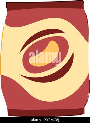 age snack pack cartoon vector illustration Stock Vector Image & Art - Alamy