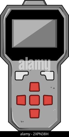engine car diagnostic scanner cartoon vector illustration Stock Vector ...