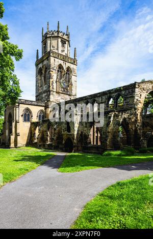 UK,West Yorkshire,Pontefract,All Saints Church Stock Photo - Alamy