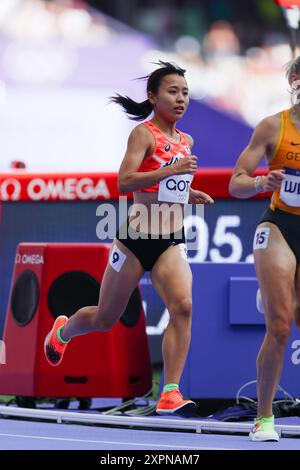 Saint Denis. 6th Aug, 2024. Team Australia compete during the team free ...