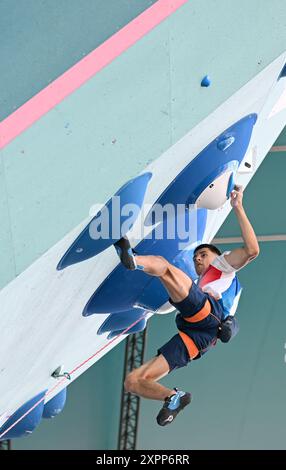 JENFT Paul of France Climbing Men's Boulder & Lead, Final Lead during ...