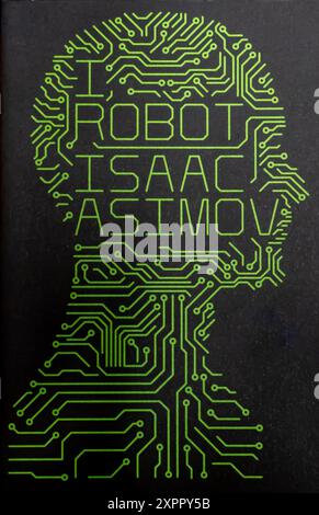 Book cover 'I, Robot'. Isaac Asimov Stock Photo - Alamy