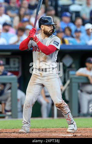 Boston Red Sox catcher Connor Wong poses during photo day at the team's ...