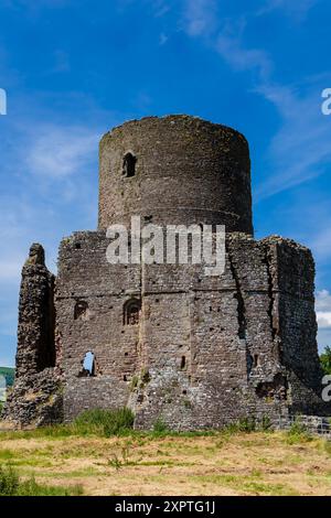 Ancient (11th century) ruins of Tretower Castle in Mid Wales Stock ...