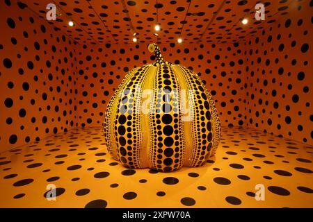 Yayoi Kusama's infinity mirror rooms at the famous Tate gallery Stock ...