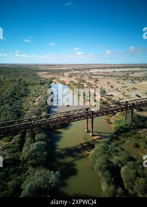 Historic 1889 Algebuckina Railway Bridge (old Ghan Line) Oodnadatta ...