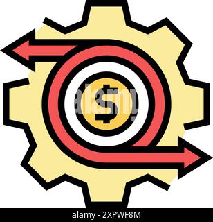 automation technical sales engineer color icon vector illustration ...