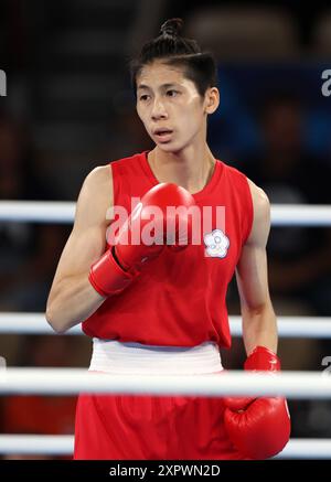PARIS, FRANCE - AUGUST 07: Yu Ting Lin of Team Chinese Taipei during ...