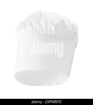 One new chef's toque isolated on white Stock Photo - Alamy