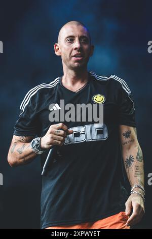 Skanderborg, Denmark. 07th Aug, 2024. The English singer, songwriter ...