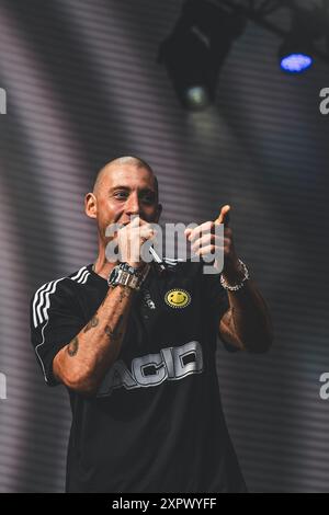 Skanderborg, Denmark. 07th Aug, 2024. The English singer, songwriter ...