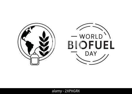 world biofuel day 10 august vector poster Stock Vector Image & Art - Alamy