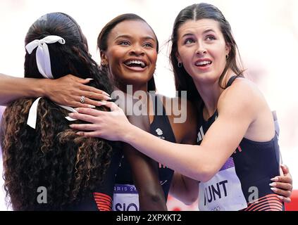 Great Britain's Amy Hunt on the podium with her silver medal for the ...