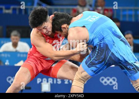 KUSAKA Nao, Japan winning the gold medal (JPN) vs Zhadrayev Demeu (KAZ ...