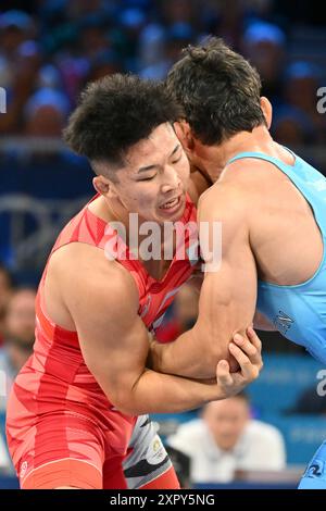 KUSAKA Nao, Japan winning the gold medal (JPN) vs Zhadrayev Demeu (KAZ ...