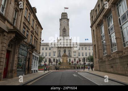 Police arrive during an anti-racism protest, Barnsley, United Kingdom ...