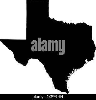 map of the U.S. state of Texas Stock Vector Image & Art - Alamy