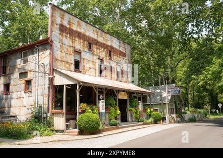 Story, Indiana - July 26, 2024: View of historic downtown in Story ...