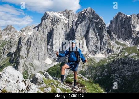 The beautiful mountain scenery in Prokletije National Park, Accursed ...