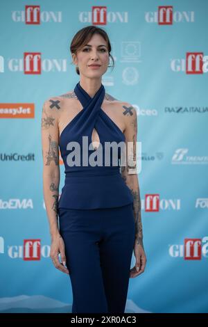 The Italian speaker and show girl Ema Stokholma, attends the Blue ...