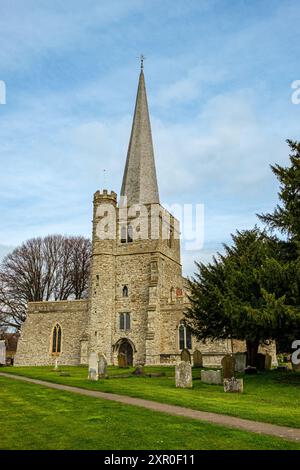 St Werburgh Church, Church Street, Hoo, Kent Stock Photo - Alamy